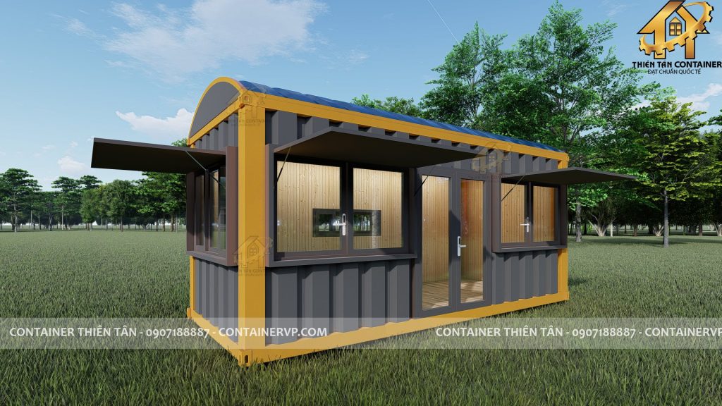 Container mẫu 36 – Mái vòm lạ mắt – Container Thiên Tân