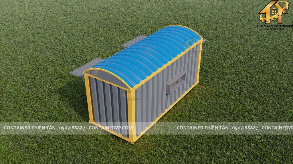 Container mẫu 36 – Mái vòm lạ mắt – Container Thiên Tân